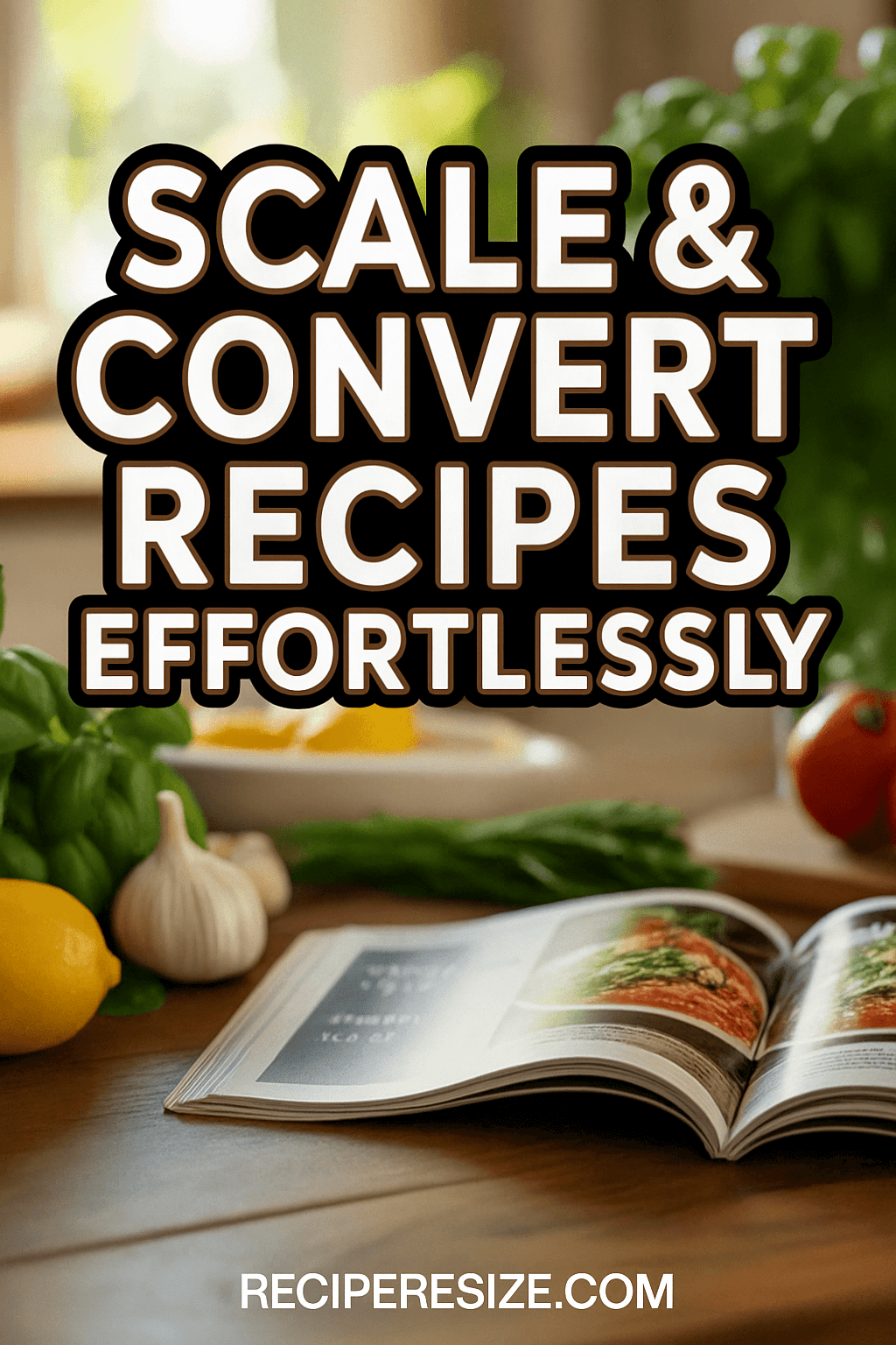 Recipe Resizer & Unit Converter - Scale Recipes & Convert Units Instantly